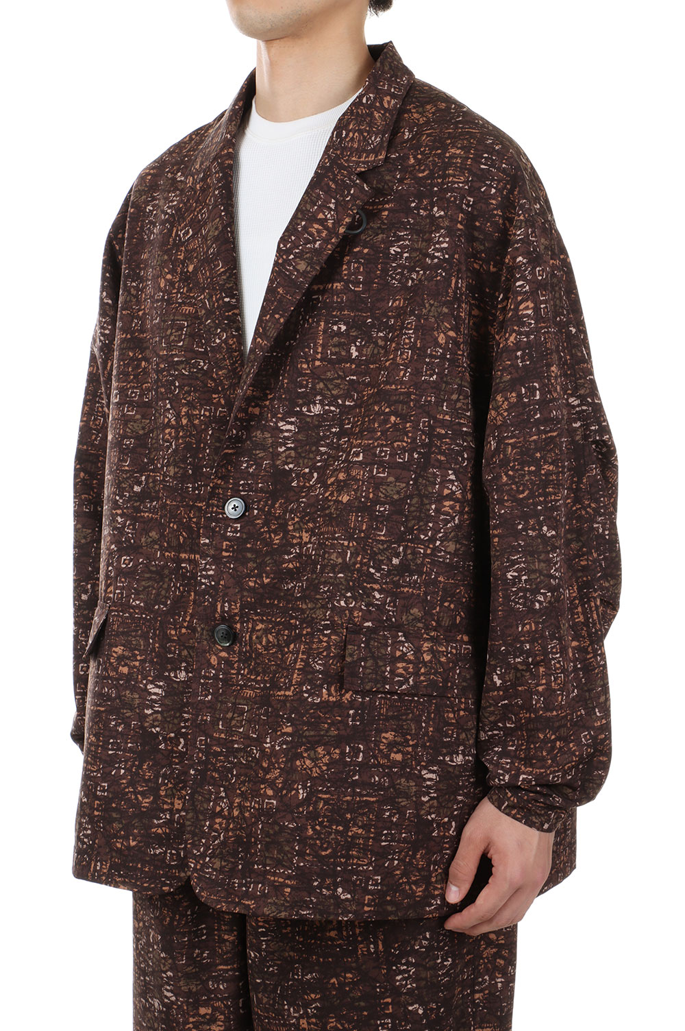 TECH 2B JACKET BATIK - BROWN (BJ-56023) | セレクトショップ｜DeepInsideinc.com Store