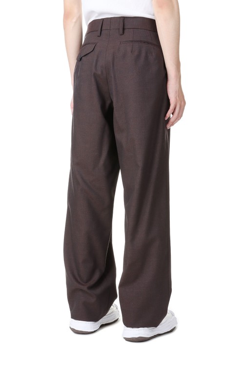 kolor AW23 ワイドウールパンツ NAVY 3 23WCM-P07105 kolor AW23 ワイドウールパンツ NAVY 3 23WCM-P07105