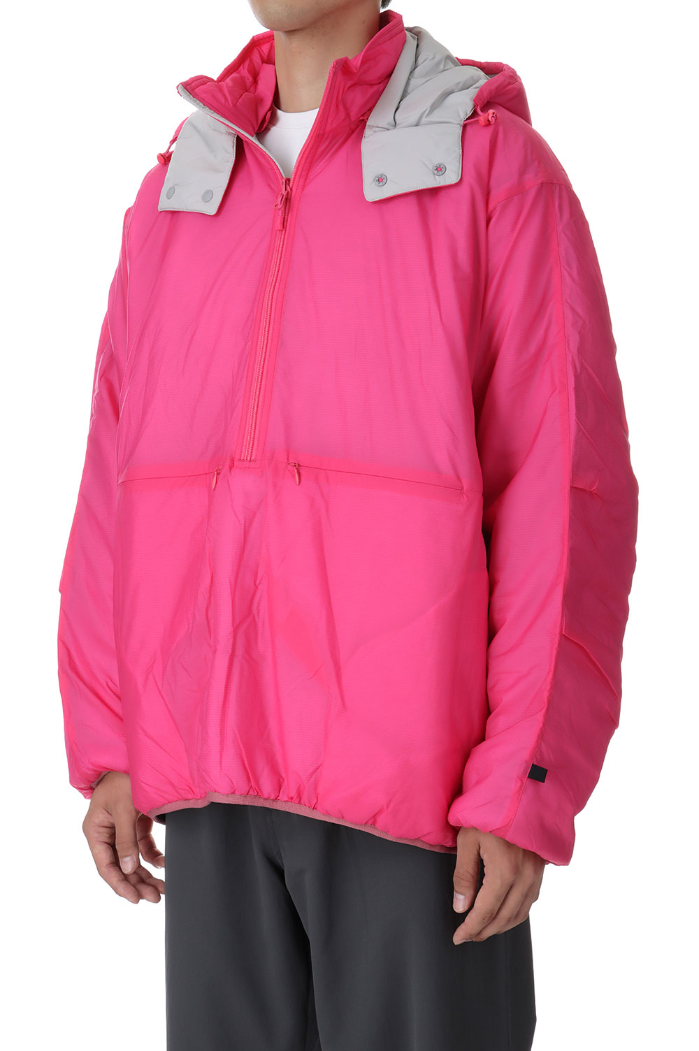 TECH REVERSIBLE PULLOVER PUFF JACKET - PINK (BJ-22023W) | セレクトショップ｜DeepInsideinc.com Store