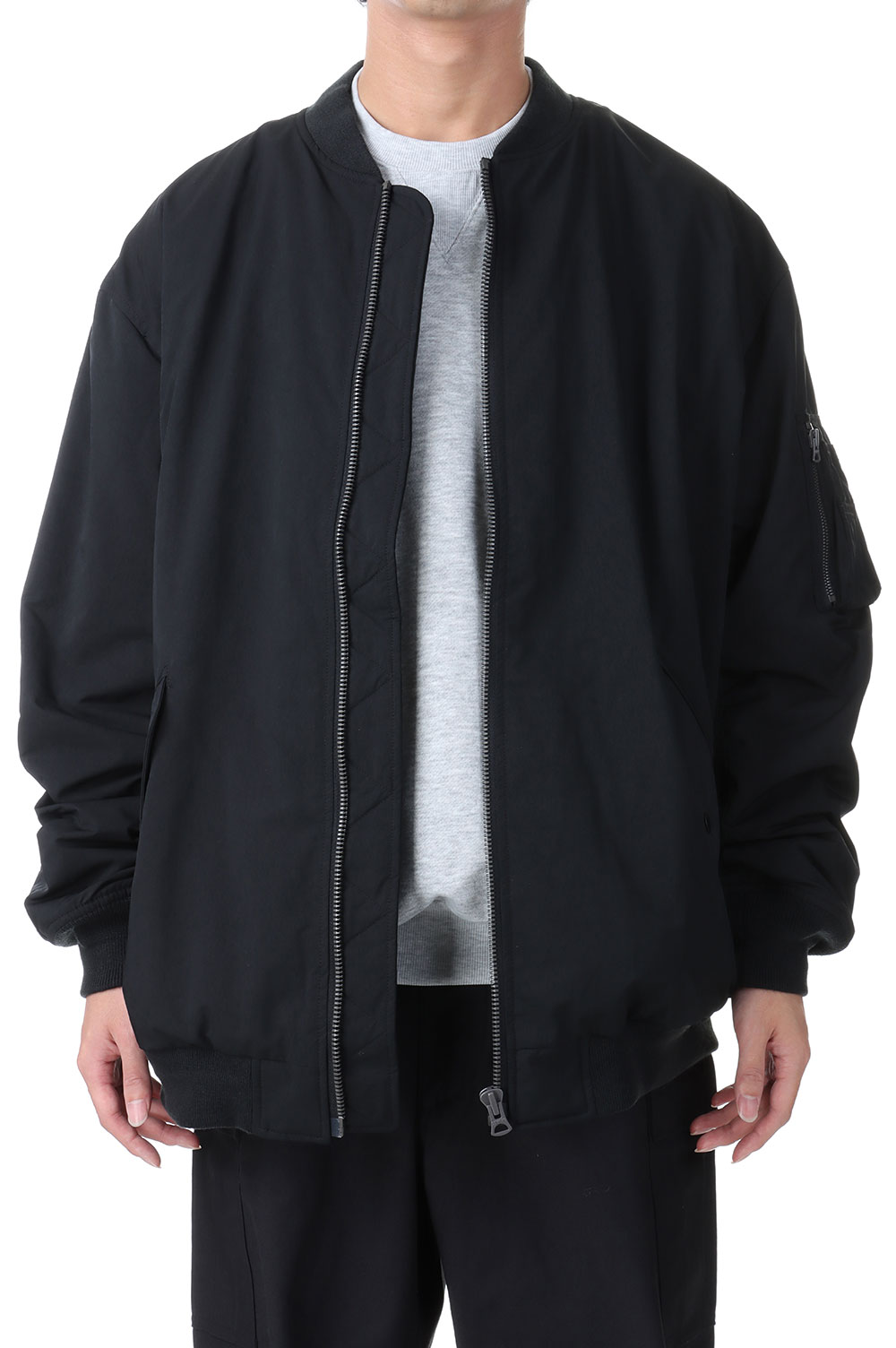 Progress Flight Jacket - BLACK (EM23-10202) | セレクトショップ｜DeepInsideinc ...