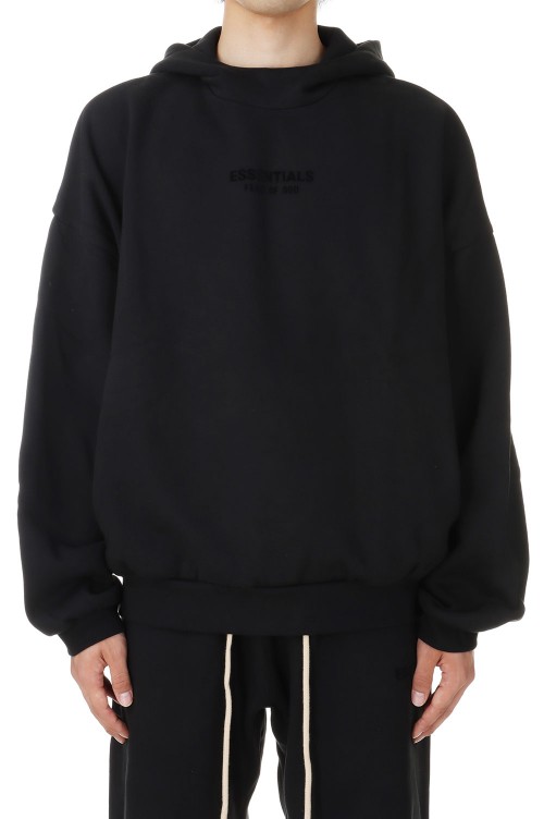 Essential black hoodie store