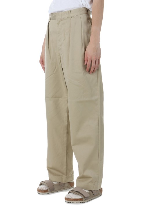 Double Pleat Chino Pants - KHAKI (S24FC054) | セレクト Double Pleat Chino Pants - KHAKI (S24FC054) | セレクト