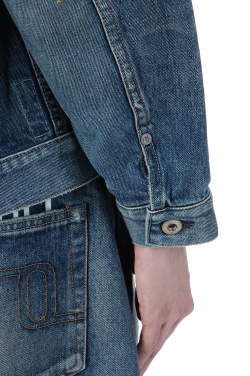 DAMAGE DENIM JACKET / INDIGO (SQ-24AW-JK-10) | セレクト DAMAGE DENIM JACKET / INDIGO (SQ-24AW-JK-10) | セレクト