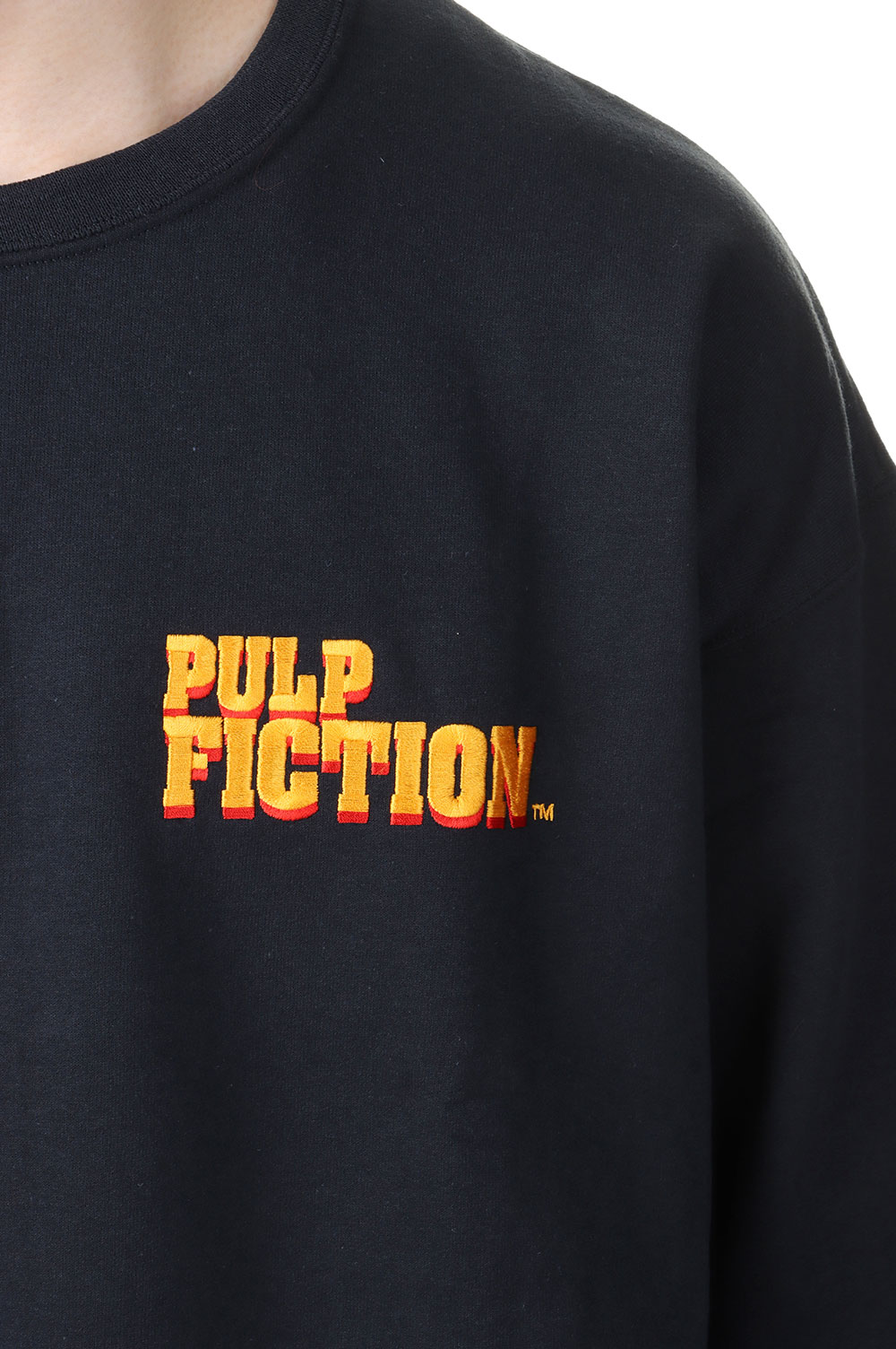 PULP FICTION / CREW NECK SWEAT SHIRT ( TYPE-5 ) / BLACK (PF-WM-SS11 ...