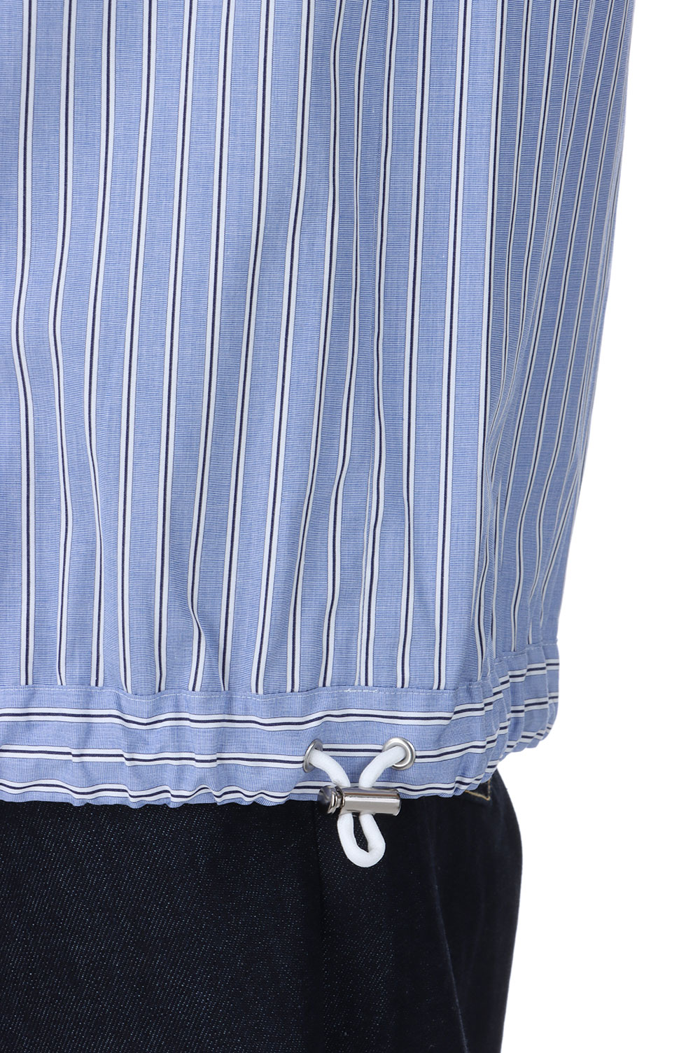 Cotton Poplin Shirt - L/BLUE STRIPE 458 (SCM-217) | セレクトショップ ...
