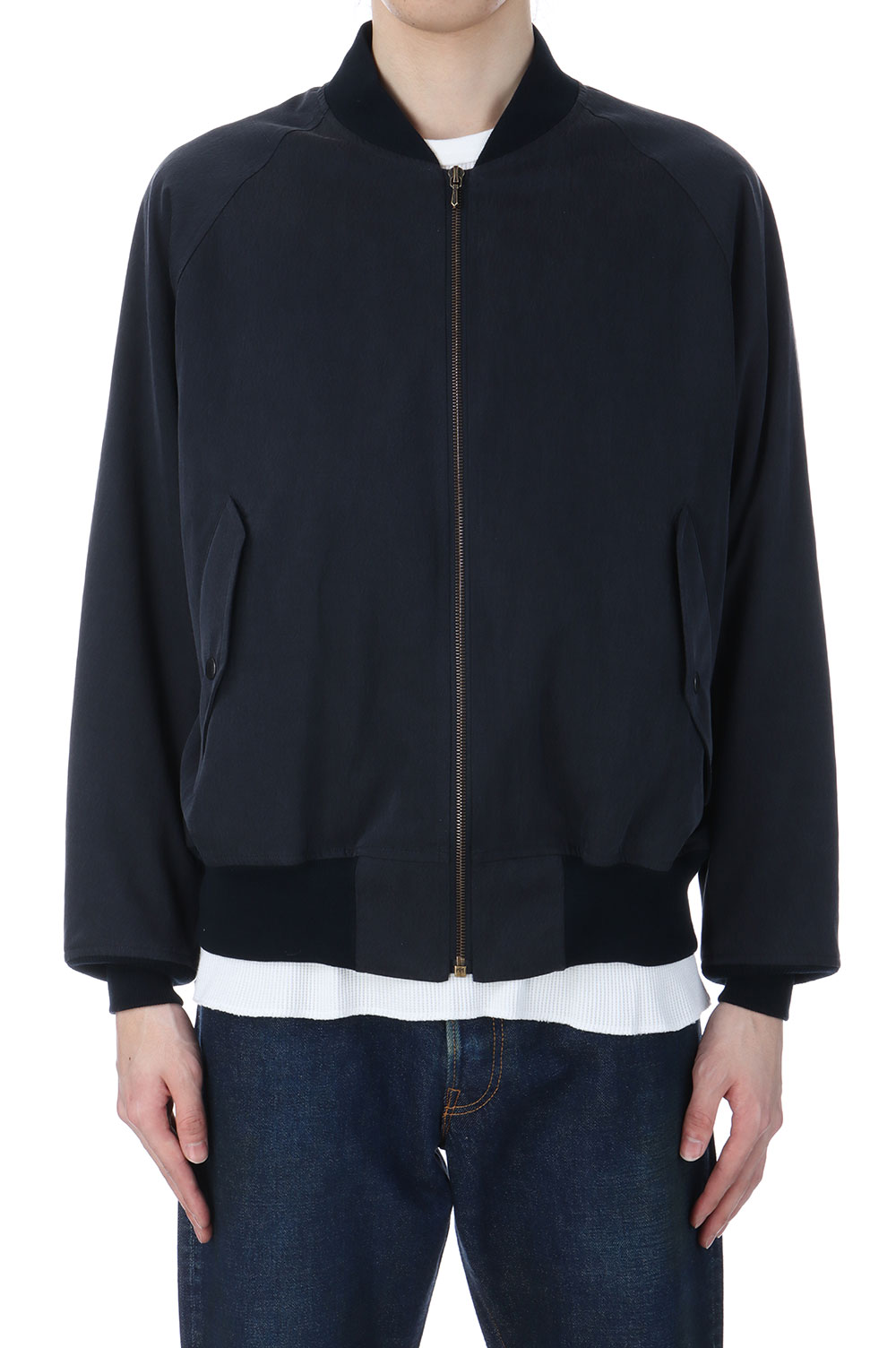 Silk Padding Jacket - NAVY (25SAP-01-08H) | セレクトショップ｜DeepInsideinc.com ...