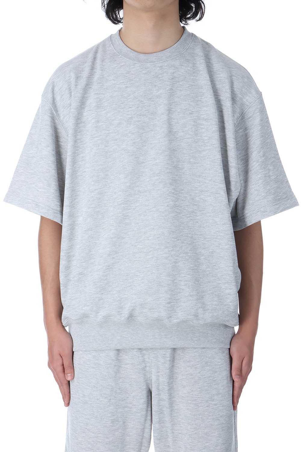 TECH SWEAT CREW S/S - TOP GRAY (BE-51025) | セレクトショップ｜DeepInsideinc.com Store