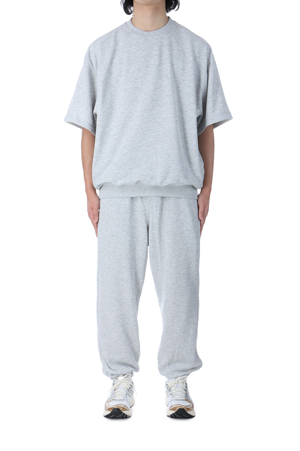 TECH SWEAT CREW S/S - TOP GRAY (BE-51025) | セレクトショップ｜DeepInsideinc.com Store