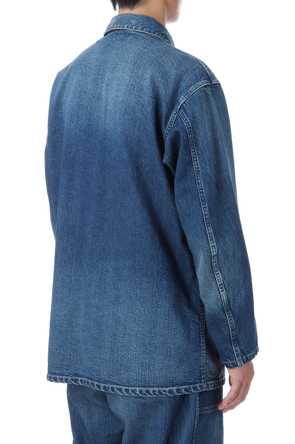 M-41 US.ARMY Denim Coverall Jacket - Medium Dark Blue Damage (JKLM-136-PIMDBL-D) | セレクトショップ ...