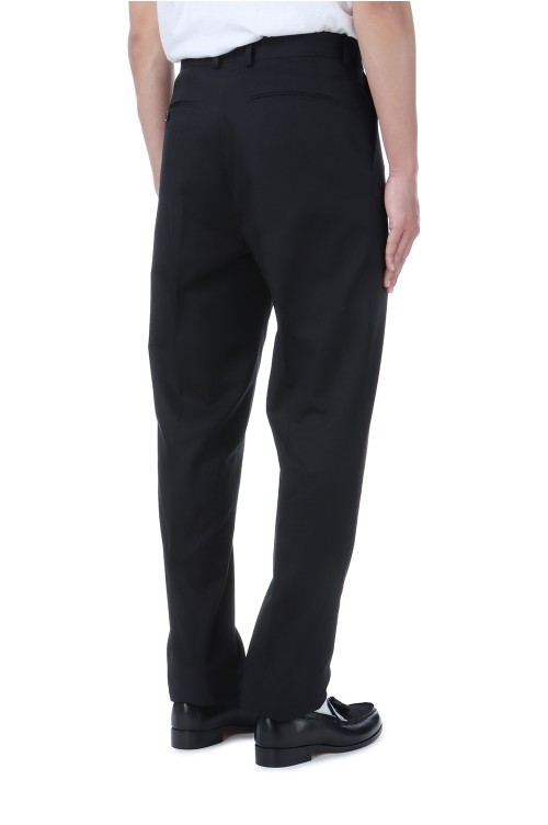 PLEATED TROUSERS ( TYPE-2 ) / BLACK (25SSE-WMP-TR01 PLEATED TROUSERS ( TYPE-2 ) / BLACK (25SSE-WMP-TR01