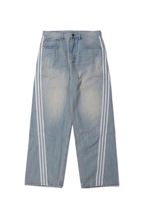 ADILENIUM LOOSE FIT DENIM PANTS - DIRTY INDIGO (JY6292 ADILENIUM LOOSE FIT DENIM PANTS - DIRTY INDIGO (JY6292
