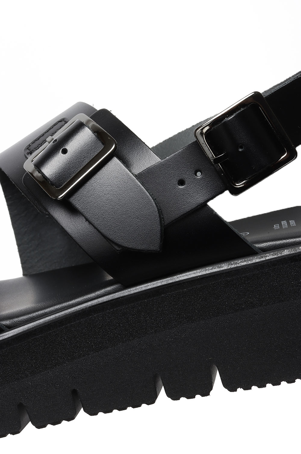 SS BELT SANDALS (GLOXI CUT MEDIUM SOLE) - BLACK (FTC2512001) | セレクトショップ ...