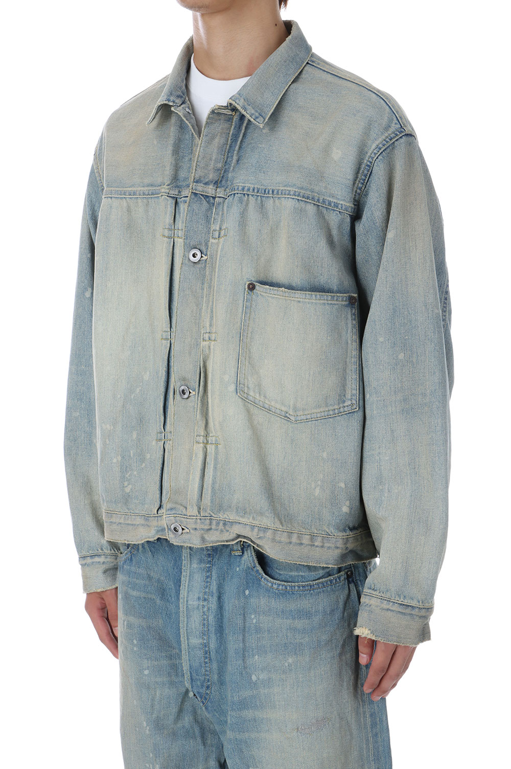 1st Type Denim Jacket - BLEACH (25AAP-01-60) | セレクトショップ｜DeepInsideinc ...