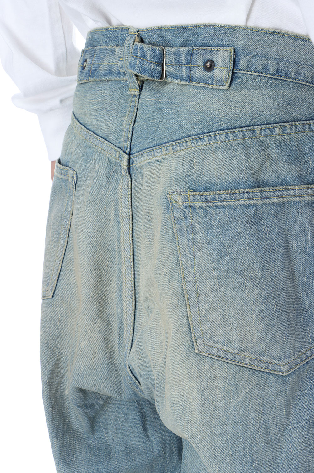 No.37 Washed Wide Denim Pants - BLEACH (25AAP-04-40) | セレクトショップ ...