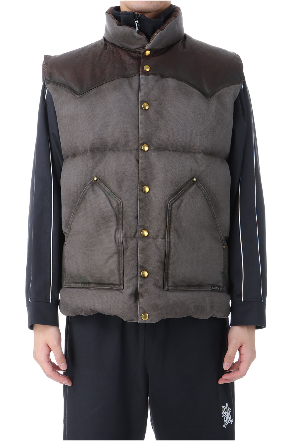Rocky Mountain Featherbed × KAMIYA Duck Down Vest - GRAY (G15RM101) | セレクトショップ｜DeepInsideinc.com ...