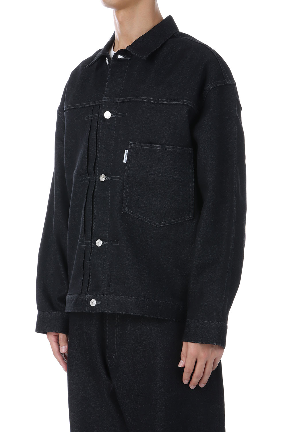 Reverse Loop Denim Jacket (Type 1st) - Black Rigid (CTE-25A201) | セレクト ...