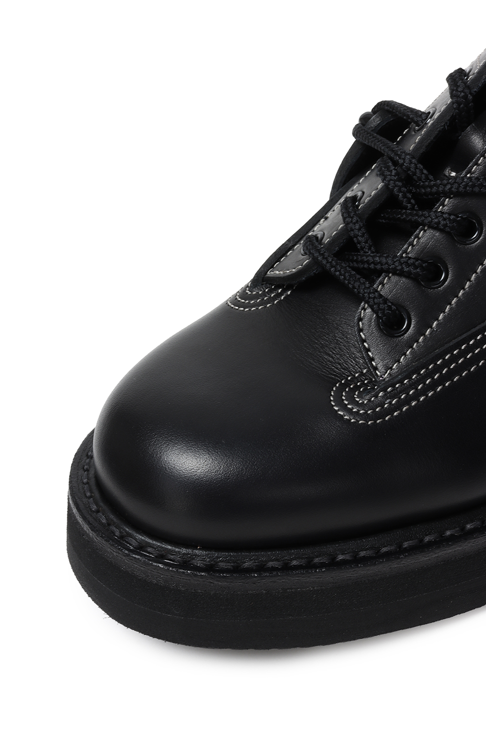 LINEMAN SHOES - BLACK/WHITESTITCH / STEER (FTC2534006) | セレクトショップ ...