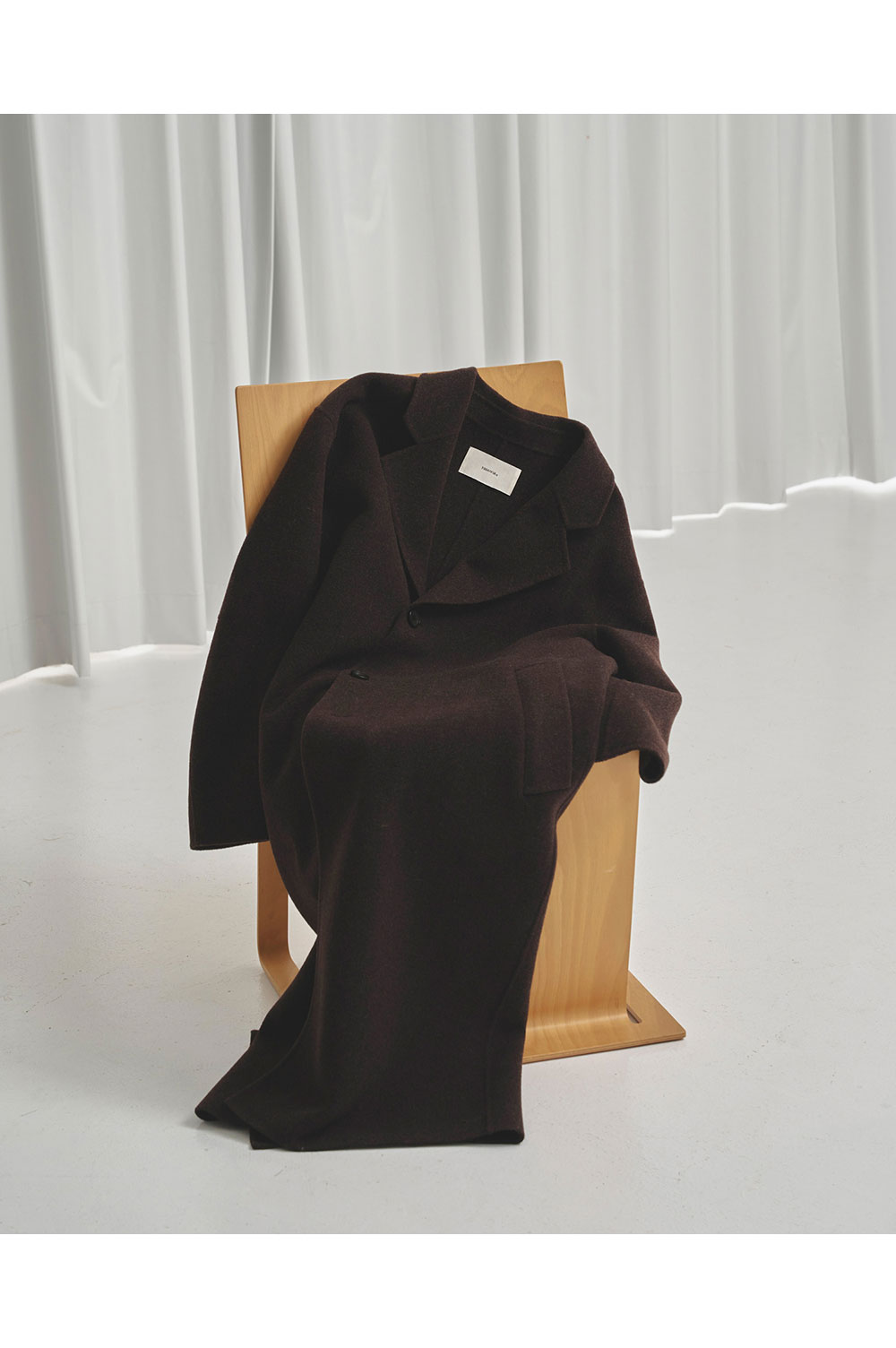 Wool Over Coat - DARK BROWN (12520006) | セレクトショップ｜DeepInsideinc.com Store