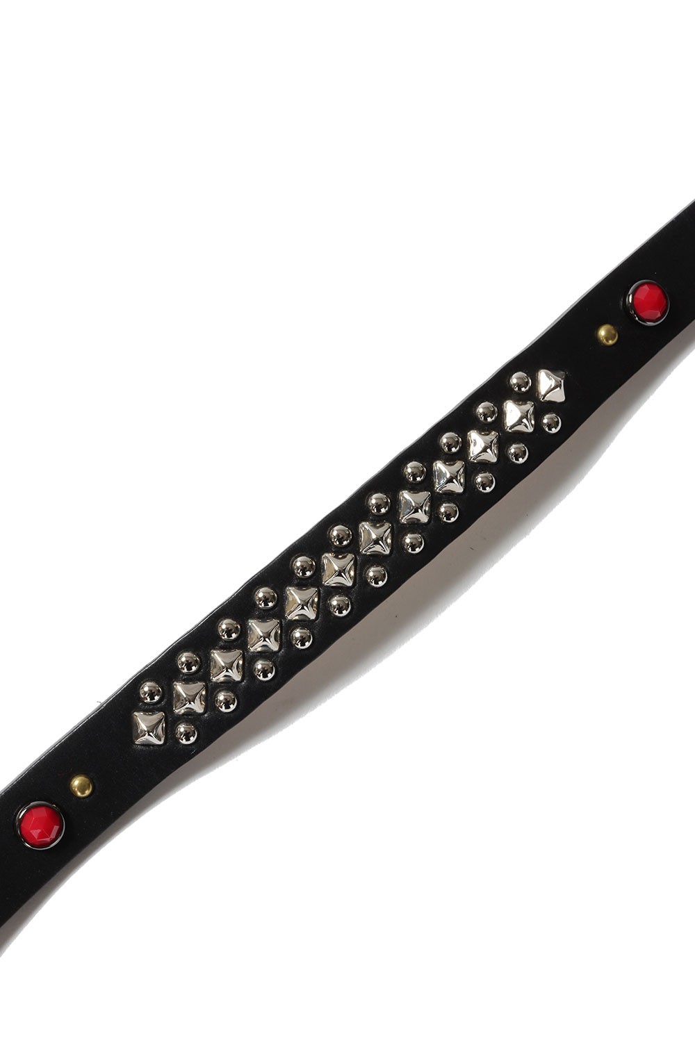 WOLF'S HEAD x LASTMAN STUDDED BELT 20mm / RED (251LM-AC10-RED) | セレクト ...