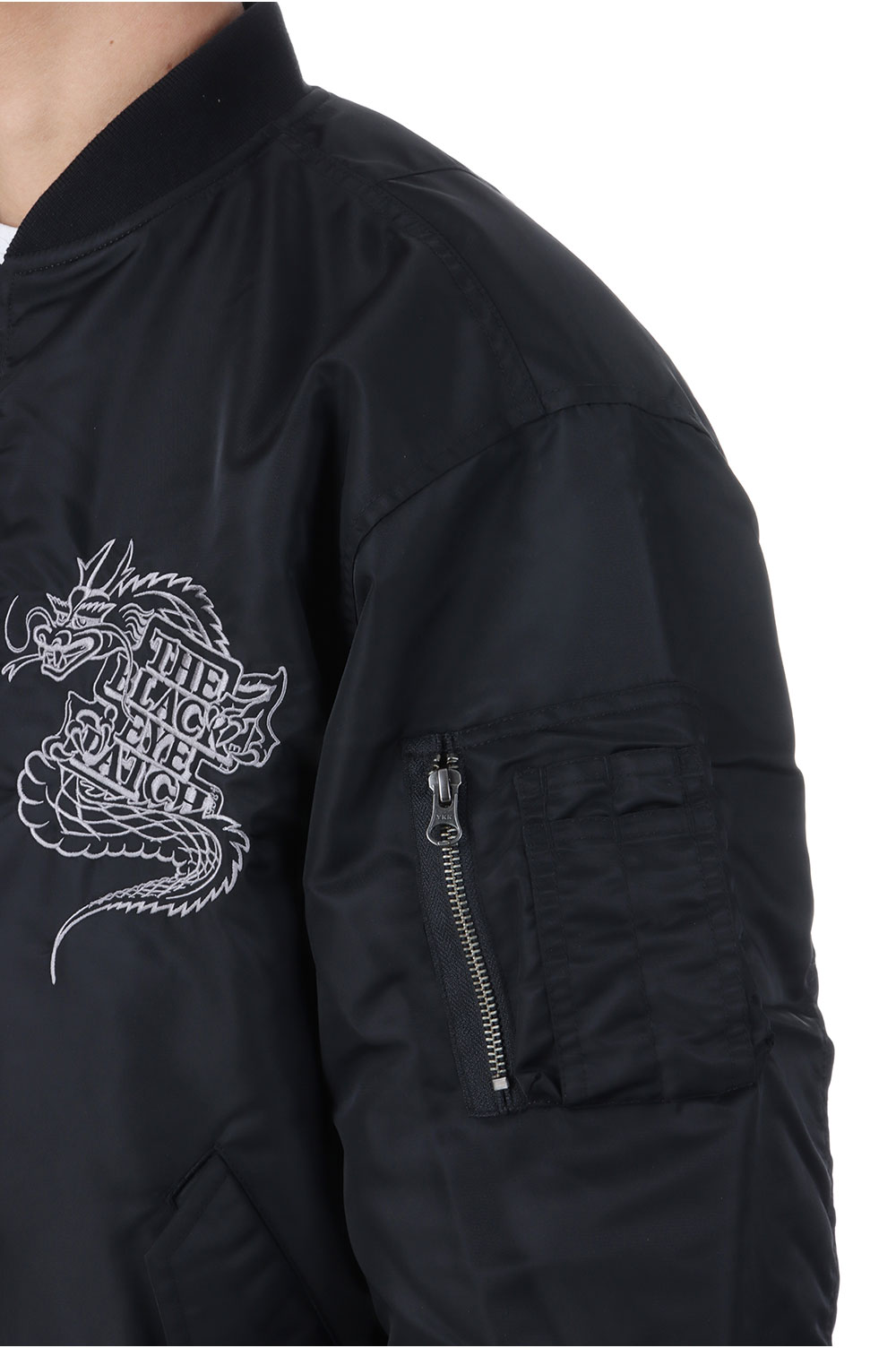 DRAGONS EMBROIDERED BOMBER JACKET - BLACK (BEPFW25OT06) | セレクトショップ ...